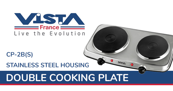 Vista France - Double Cooking Plate - CP-22B(S)