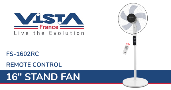 Vista France - 16" Stand Fan - FS-1602RC