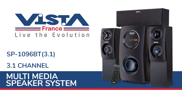 Vista France - Multi Media Speaker System - SP-1096BT(3.1)